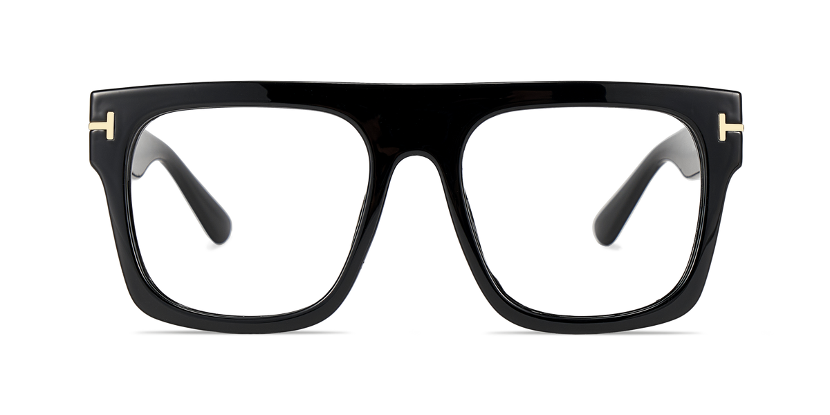 Octave Rectangle Black Prescription Eyeglasses for Women – lakoh